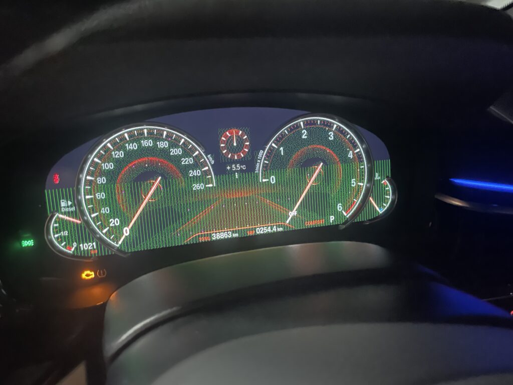 BMW Gシリーズ メーター